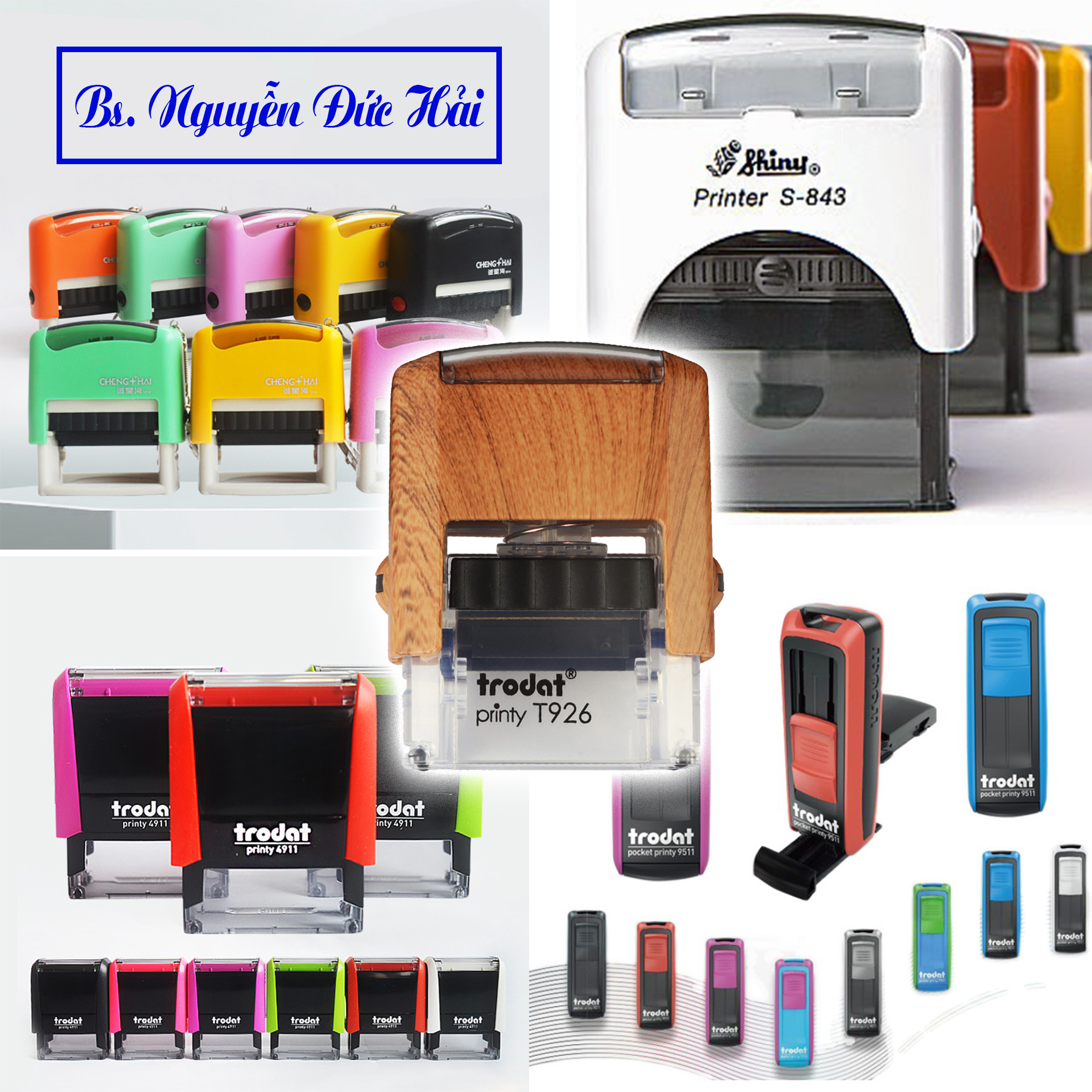 So Sánh Các Loại Con Dấu Văn Phòng Phổ Biến: Shiny, Trodat, TDStamp ...